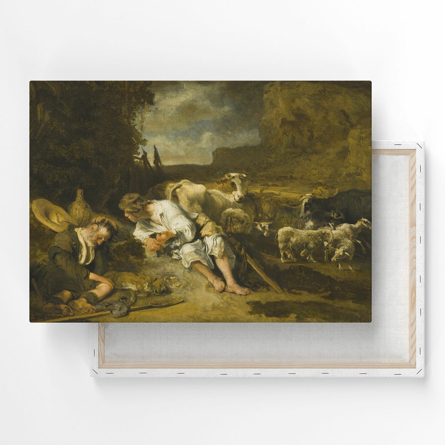 Картина на холсте, репродукция / Карел Фабрициус - Mercury and Argus / Размер 30 x 40 см