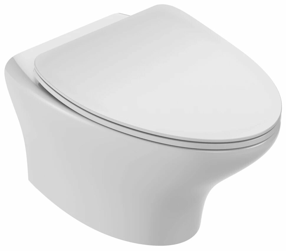 Унитаз подвесной Jacob Delafon Nouvelle Vague EDJ102-00 безободковый, белый