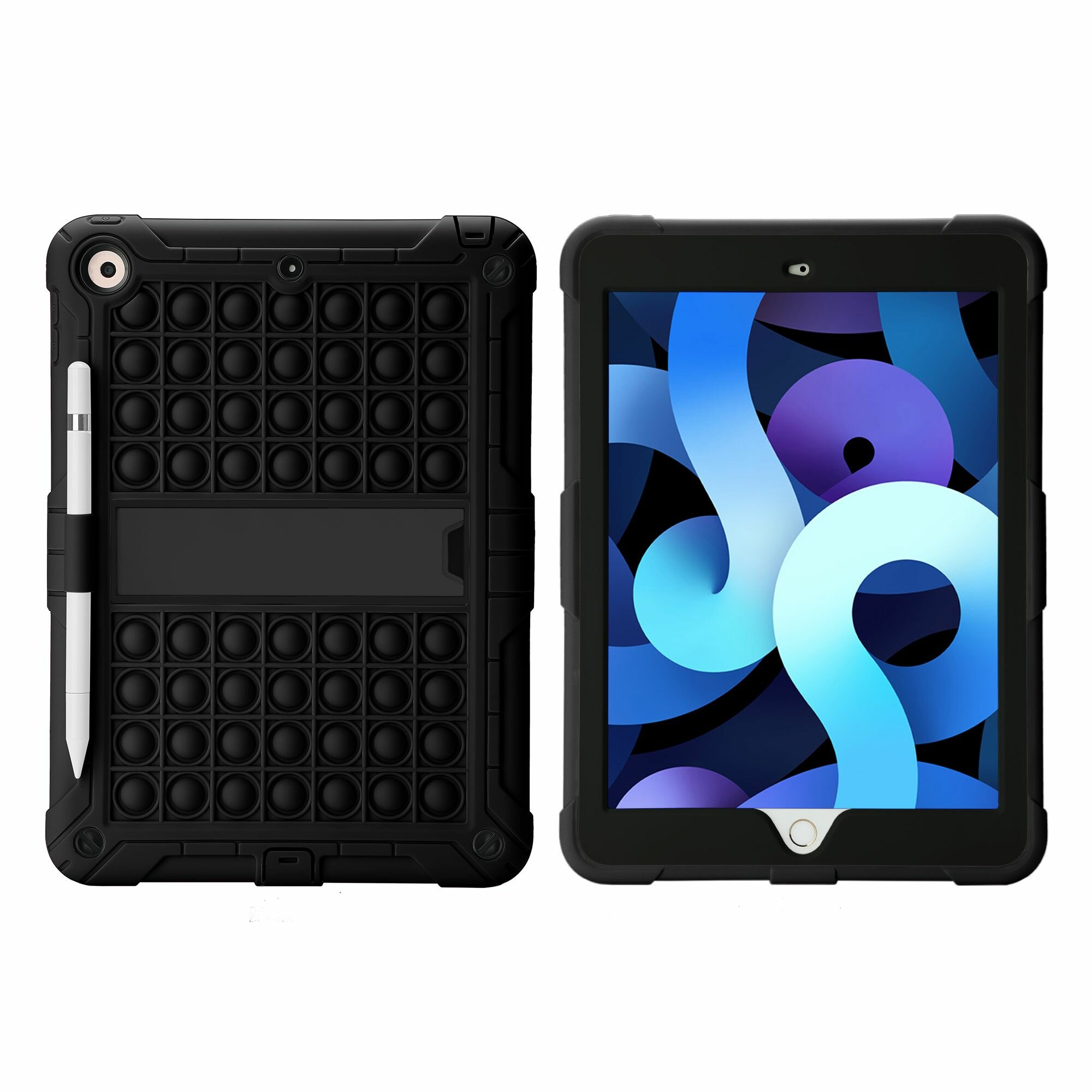 Чехол для iPad Air 2 / iPad 5-6 (2017-2018) 9.7" Антистресс pop-it черный