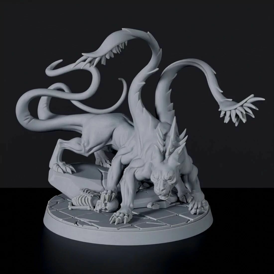 Миниатюра D&D "Ускользающий зверь" 32 мм (DnD, Dungeons & Dragons, ДнД, Подземелья и Драконы, Pathfinder)