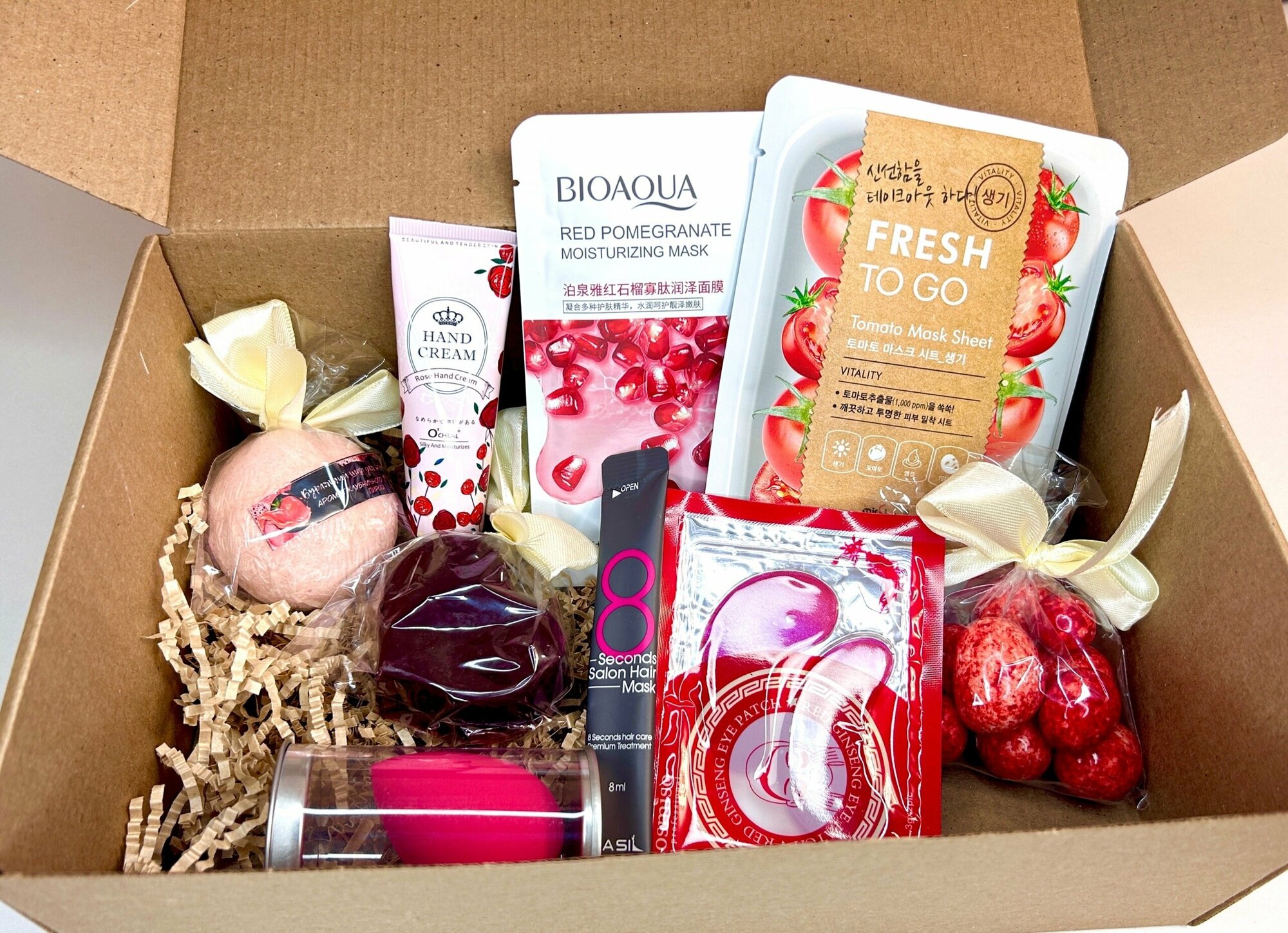 Подарочный набор для женщин/beauty box/ ", подарок коллегам, подарок девушке, маме, на день рождения, 8марта, Новый год
