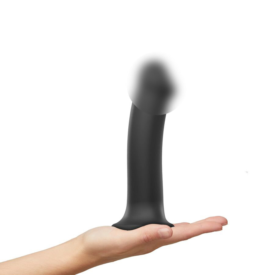 Фаллоимитатор Strap-On-Me Dual Density G-Spot, черный, 20 см
