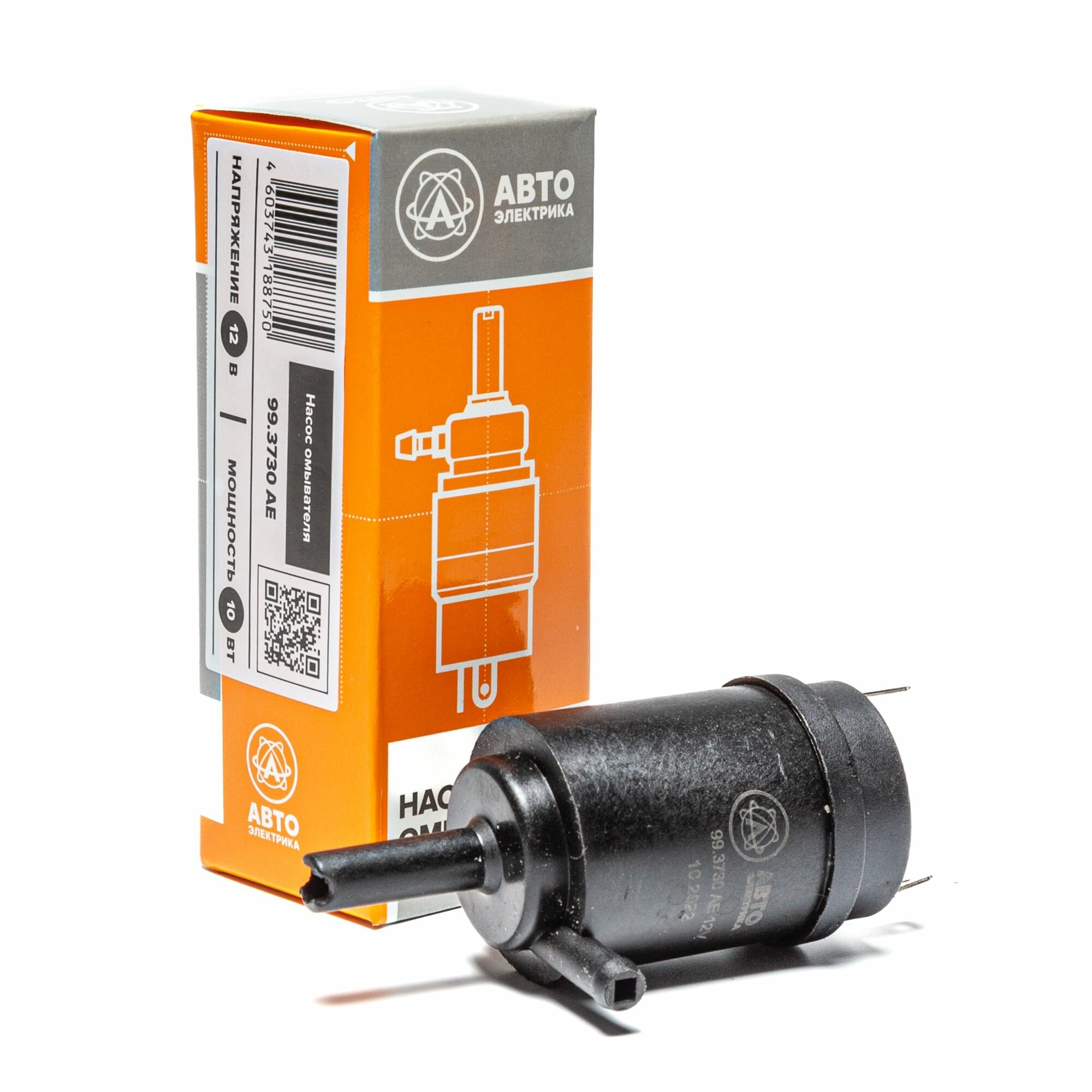 Насос бачка омывателя, ВАЗ, ГАЗ 12В, для ВАЗ 2101, 2102, 2103 2104 2105 2106 2107 2108 2109 21099 2110 2111 2112 ГАЗ 3110 3307 3308 арт 993730AE АвтоЭлектрика