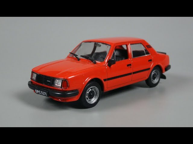 Skoda 120 ls 1976-1990 orange #153 | шкода 120 ls автолегенды СССР #153
