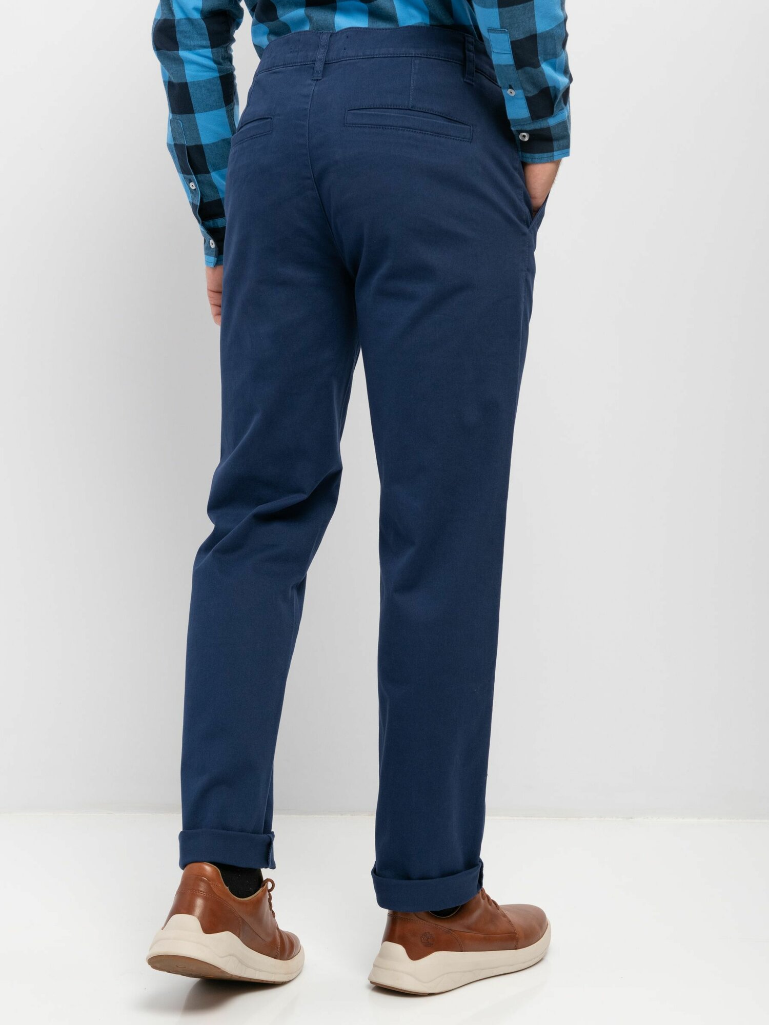 Брюки чинос Lee Cooper Осень-зима 2023, размер S, синий — фото 1