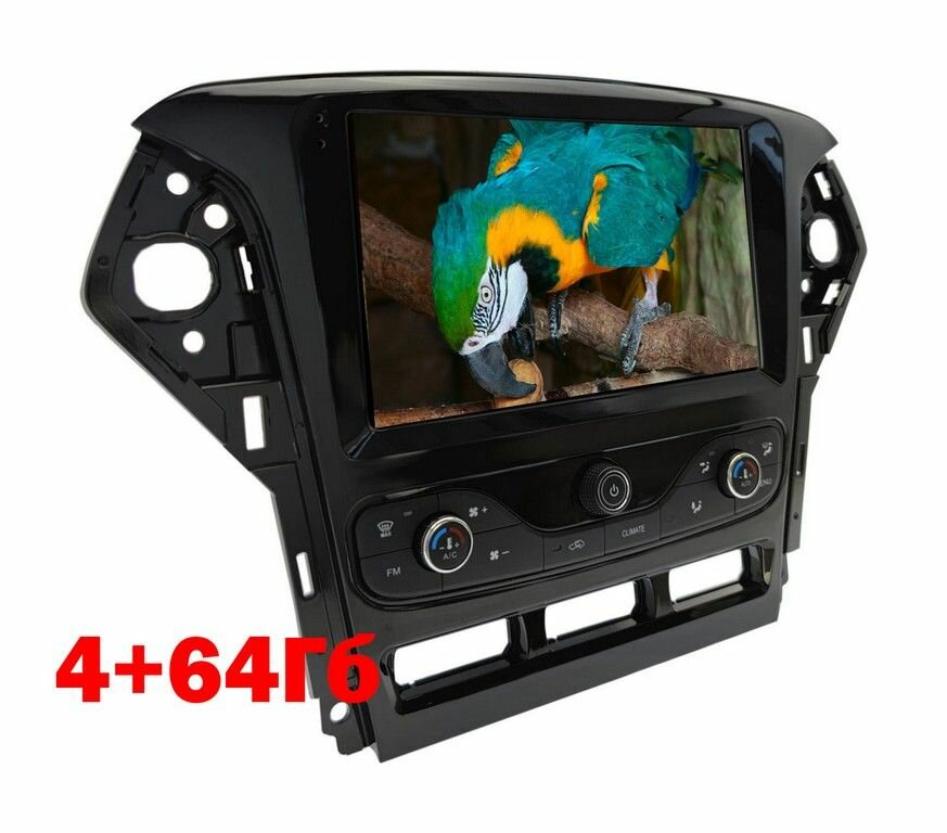 Магнитола Vaycar 09VO4 для FORD Mondeo 4 2010-2015 Климат Андроид, 4+64Гб