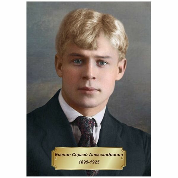 Портрет Есенина. Серия "Портреты русских писателей"