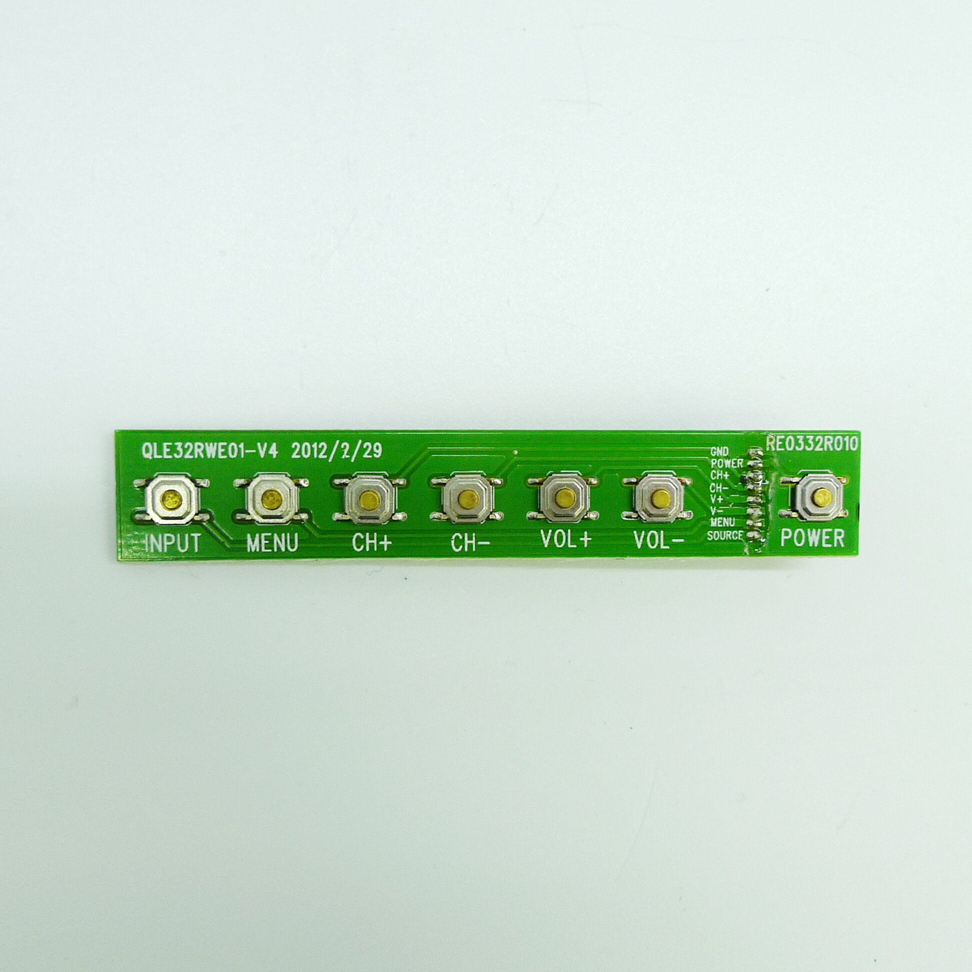 Плата управления QLE32RWE01-V4 для TELEFUNKEN TF-LED32S45T2 (снятый, оригинал)