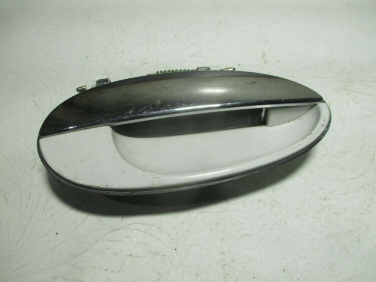 Ручка двери задней правой наружная 96507790 96323386 96507792 Дэу Матиз М100 - Бело-Хром