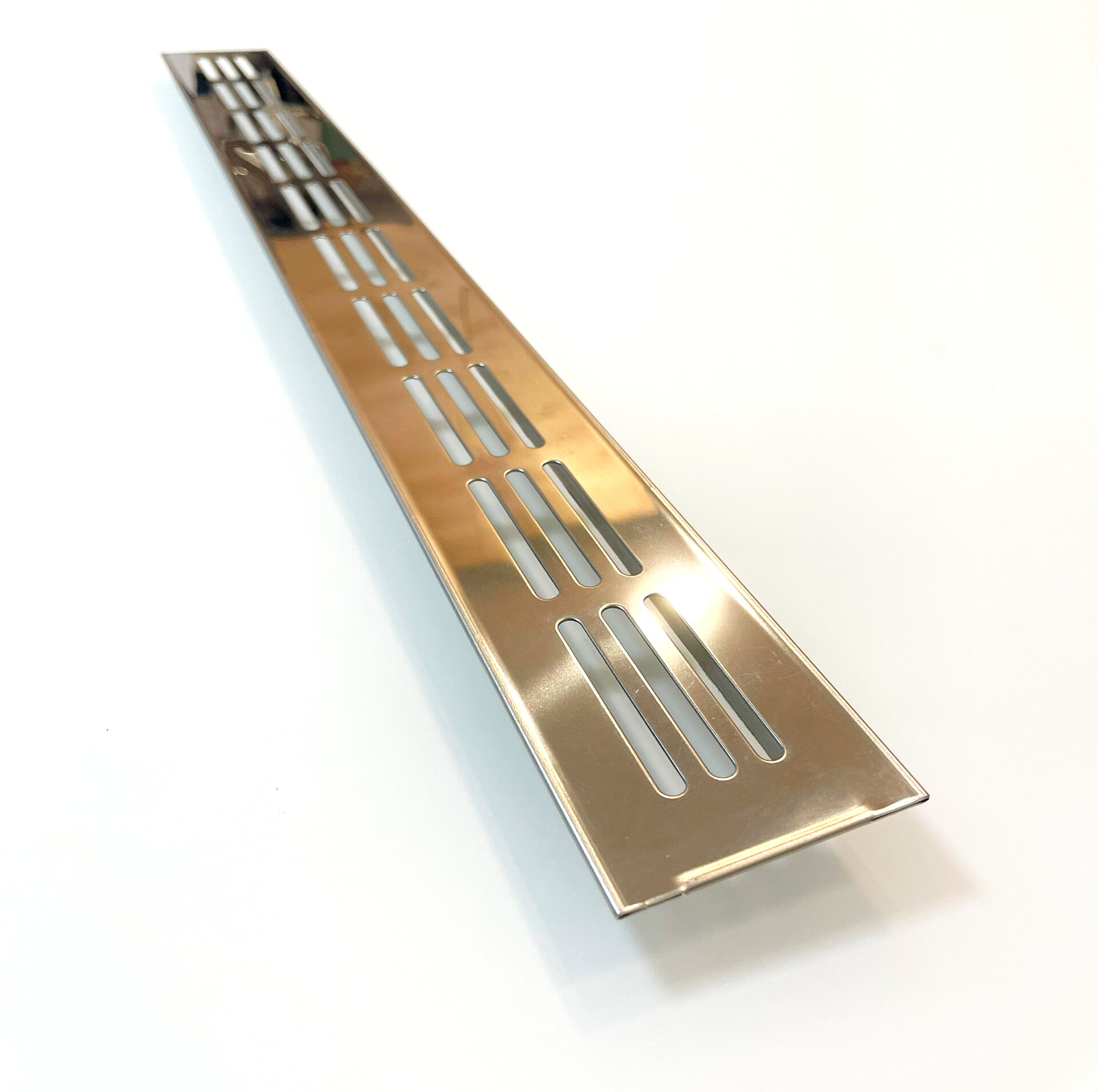 Решетка Визионер мвмн 400х80 мм из нержавеющей стали