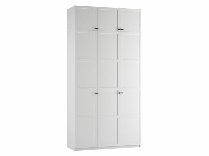 Шкаф распашной для одежды " Берг 4" 120х240х50 Белый / Лотос