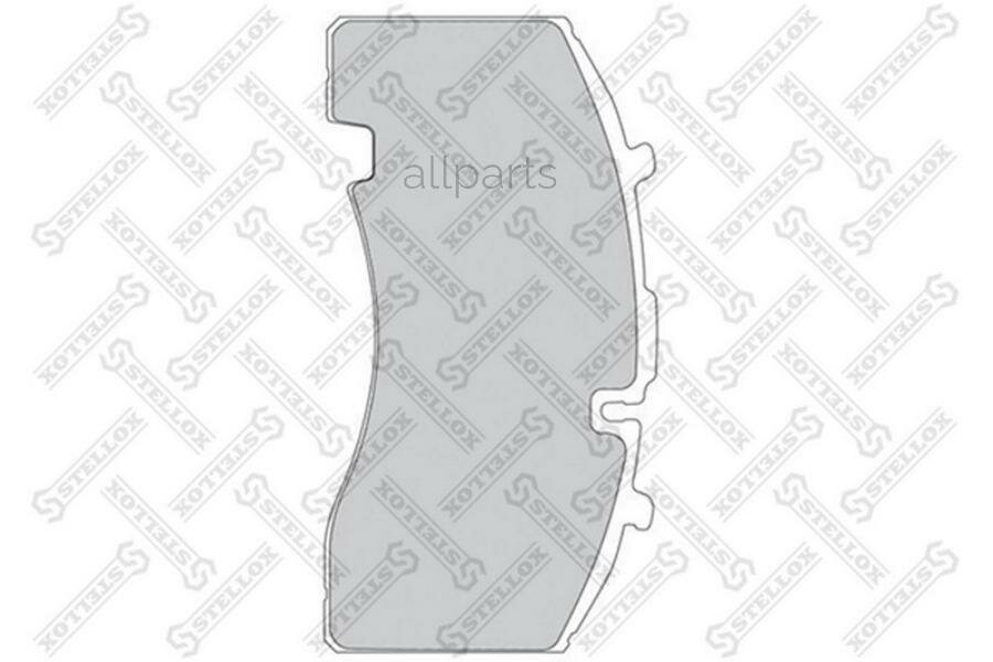 STELLOX 8511430SX Колодки дисковые 29171 BPW | перед | HCV