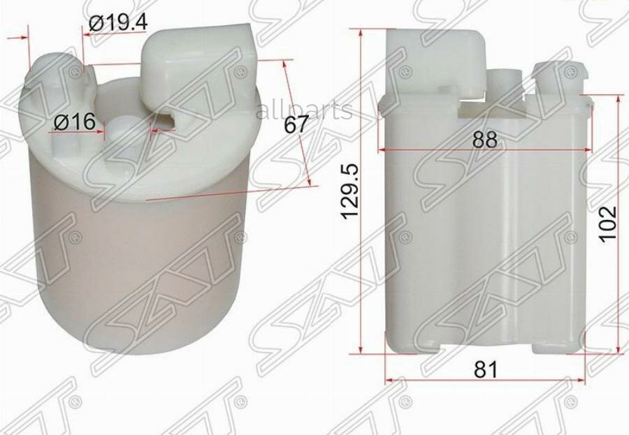 SAT ST-31910-2H000 Фильтр топливный Kia Ceed 12-16