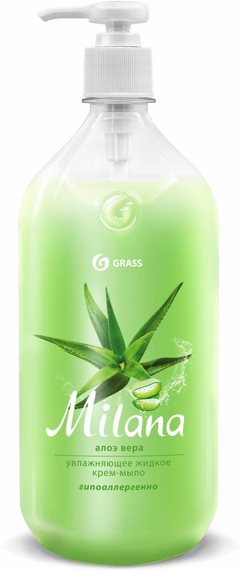 Жидкое крем-мыло "Milana" алоэ вера флакон 1000 мл GraSS