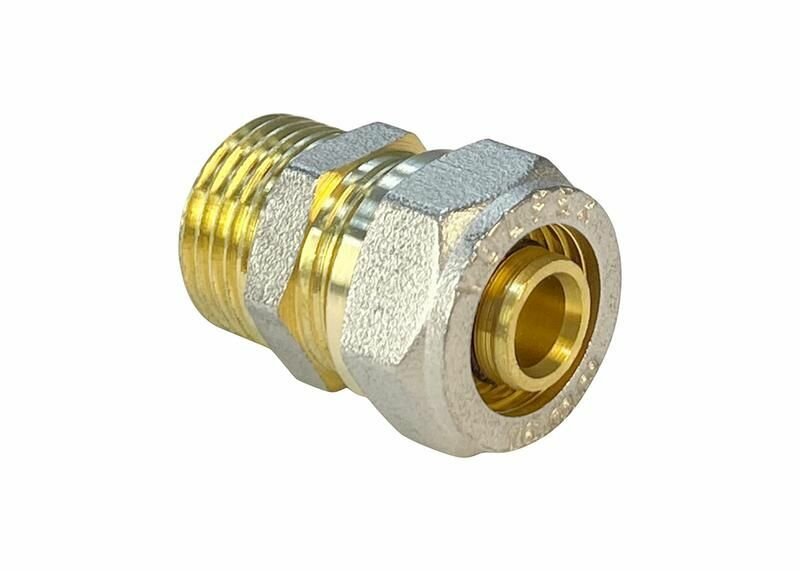 Соединитель обжимной с переходом на НР 32х1 1/4дюйм (80/5) K VALFEX VF.301. N.032114