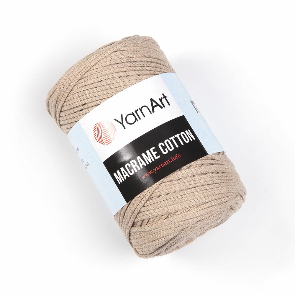 Пряжа YarnArt Macrame Cotton (1 моток) 753 бежевый