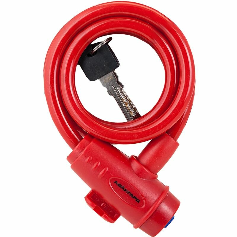 Замок навесной тросовый_УЗК Авангард ВС-Т10 (1000мм)сталь техно коралл(2кл)