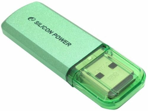 Накопитель USB 2.0 8GB Silicon Power Helios 101 SP008GBUF2101V1N зеленый