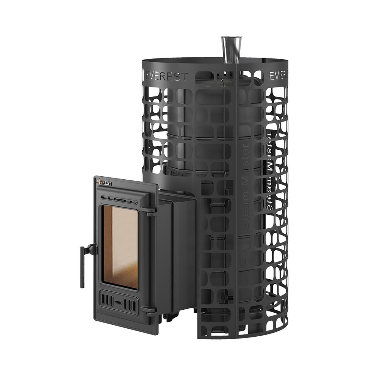 Печь для бани Эверест "Steam Master" 24 (310) чугун диаметр дымохода: 115 мм