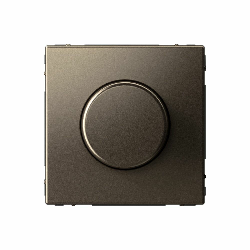 Светорегулятор/диммер поворотно-нажимной Schneider Electric/Systeme Electric ArtGallery LED RC 400Вт шнайдер Мокко GAL000623