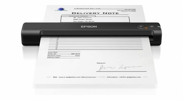 Сканер Epson ES-50 черный