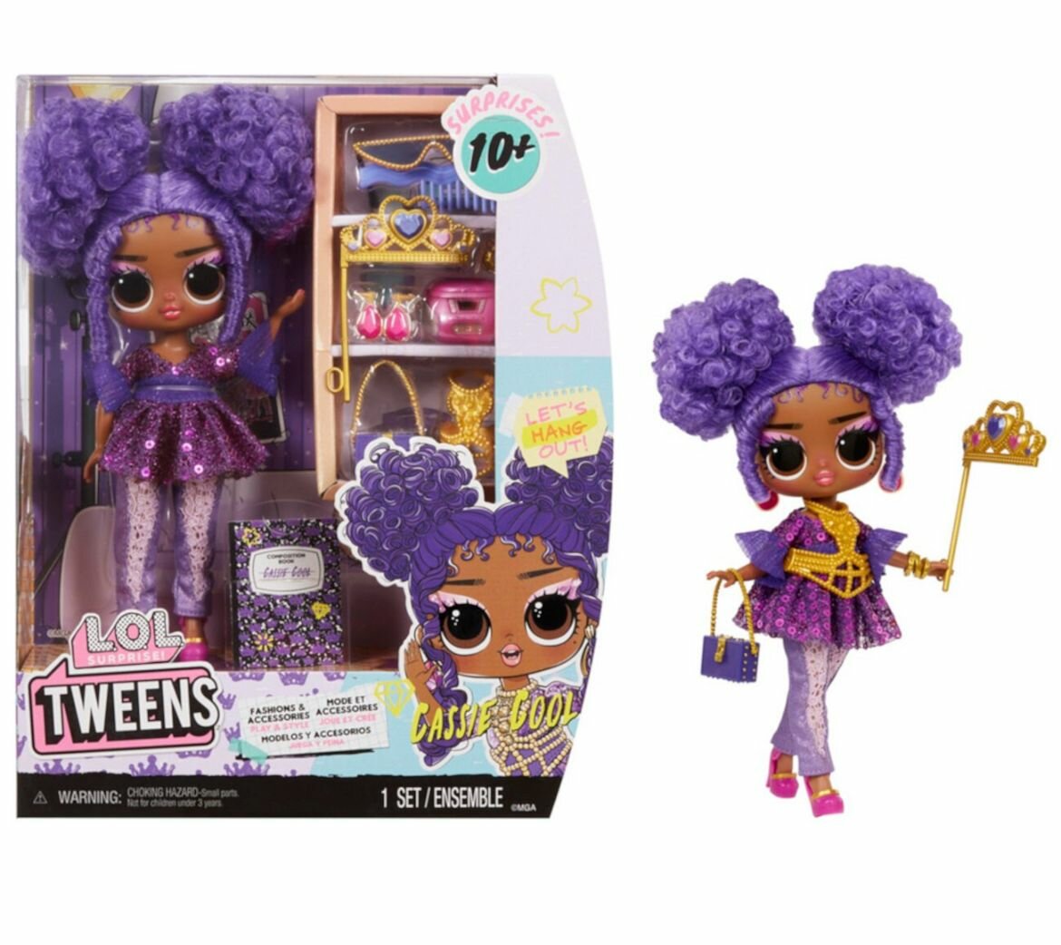 Кукла LOL Surprise OMG Tweens - Кукла Cassie Cool + 10 аксессуаров - Лол Кэсси Кул 591672