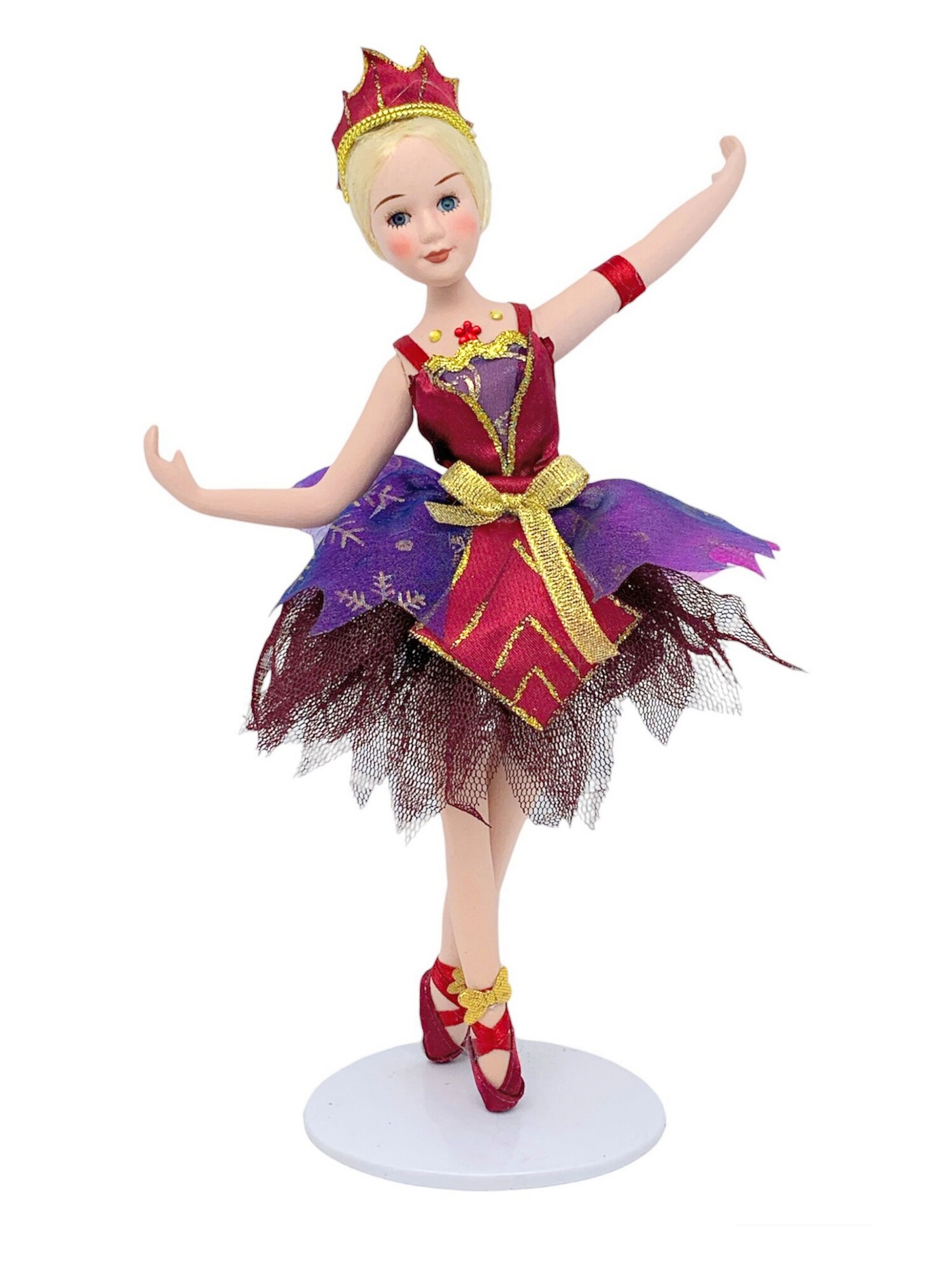 Кукла керамическая коллекционная балерина