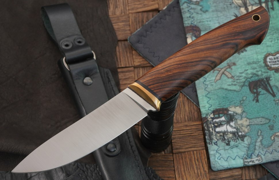 Нож Ural EDC Крейсеръ S, сталь JM390A, рукоять аризонское железное дерево