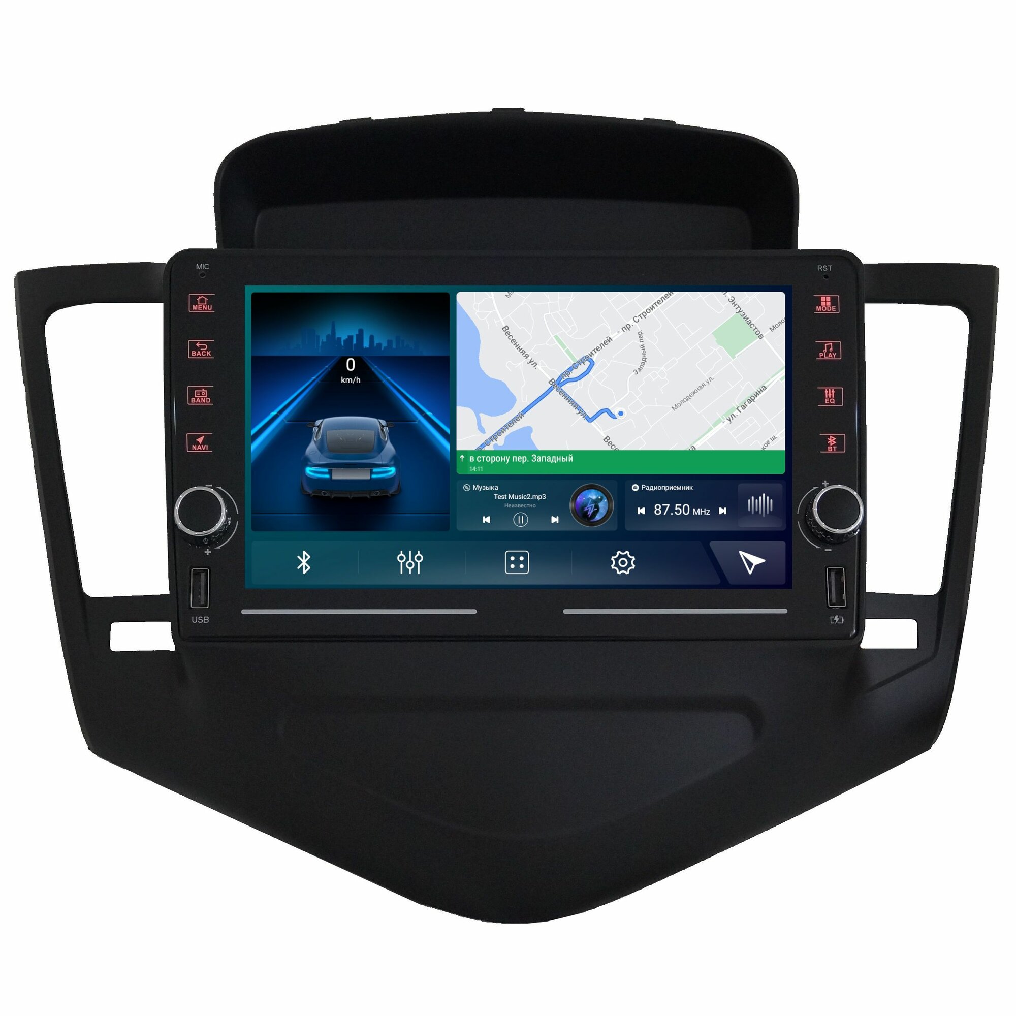 Магнитола R320 Chevrolet Cruze 2009-2012 с Android 13, 4/64Gb память, 8 ядерный процессор, Carplay, DSP, 4G модем (Sim)