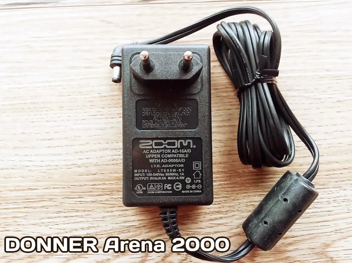 Блок питания для DONNER Arena 2000 (адаптер 9V 500mA)
