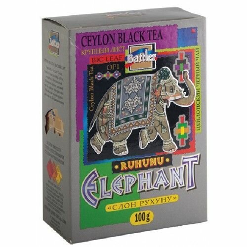 Battler Чай черный ОР Слон Рухуну, 100 г