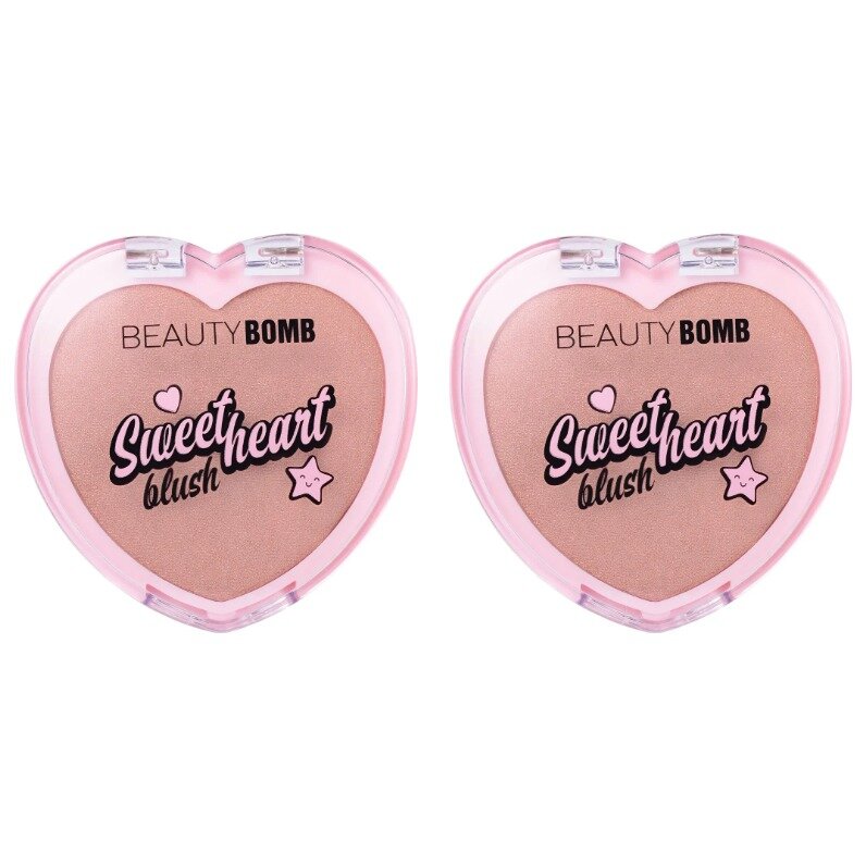 Румяна Beauty Bomb Blush Sweetheart тон 04, коричневый с шиммером, 3,5 г, 2 шт