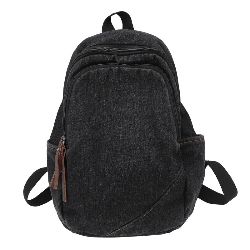 Рюкзак Ruiyingzizhi Mori Harajuku, джинсовая ткань, дышащий, черный