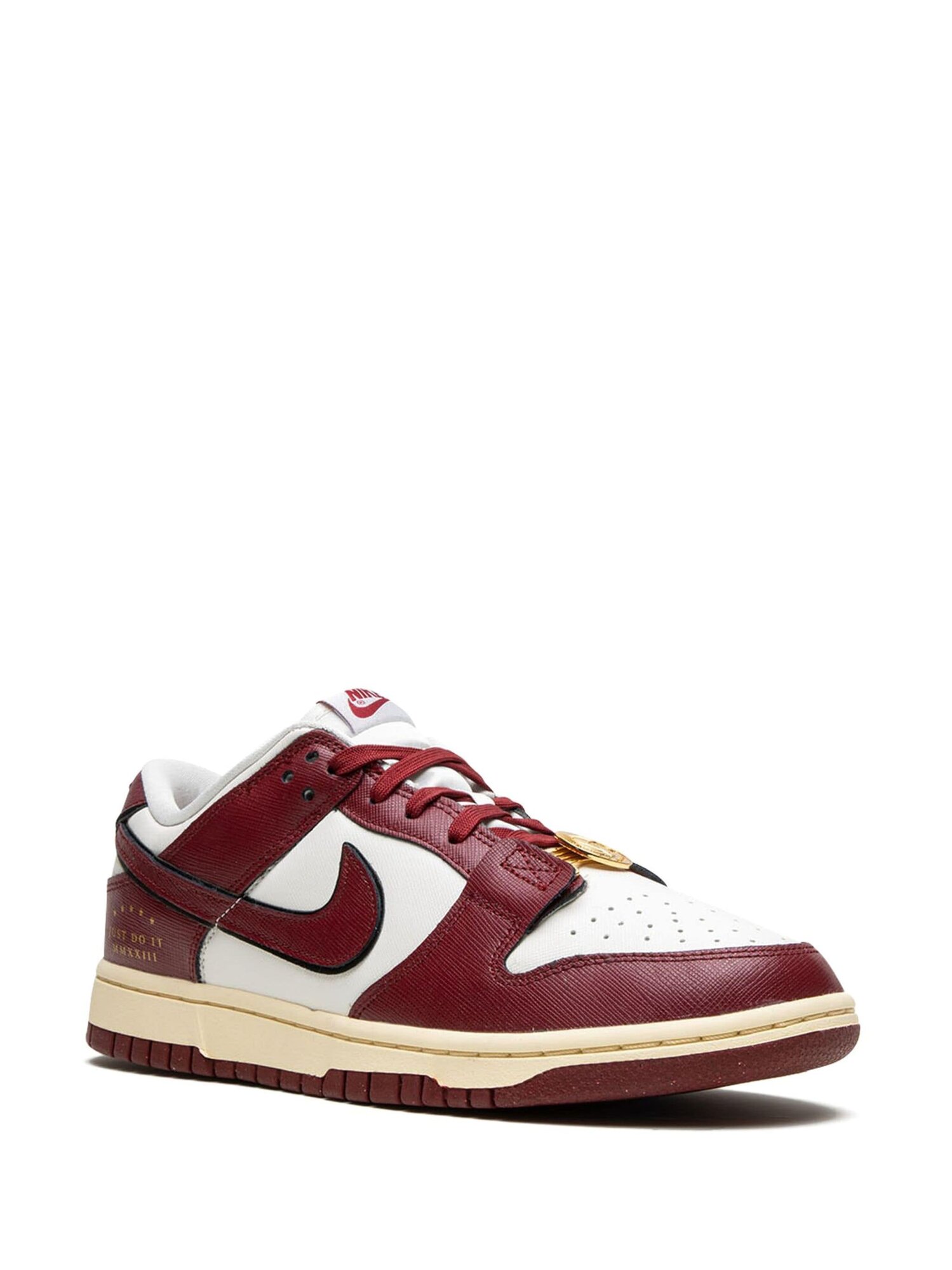 Кроссовки NIKE Dunk Low "Just Do it - Team Red" sneakers, размер 5.5 US, красный — фото 1