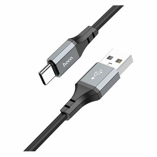 Кабель Hoco X86, USB Type-C (m) - USB (m), 1м, 3A, черный [x86 type-c]