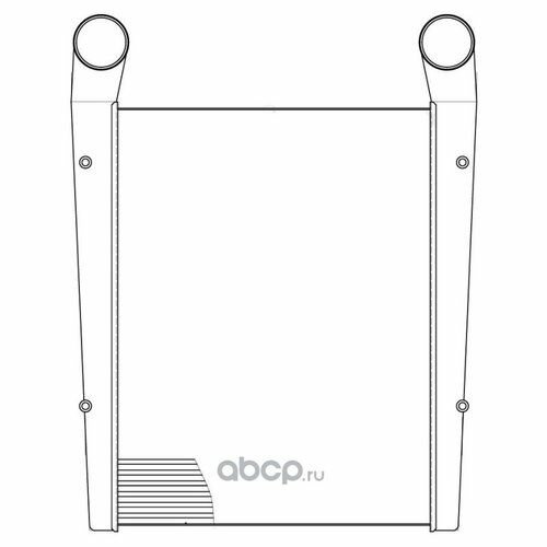 ОНВ (радиатор интеркулера) для а/м урал 43206/Ural Next с ЯМЗ 536 (LRIC 1236) Luzar LRIC1236