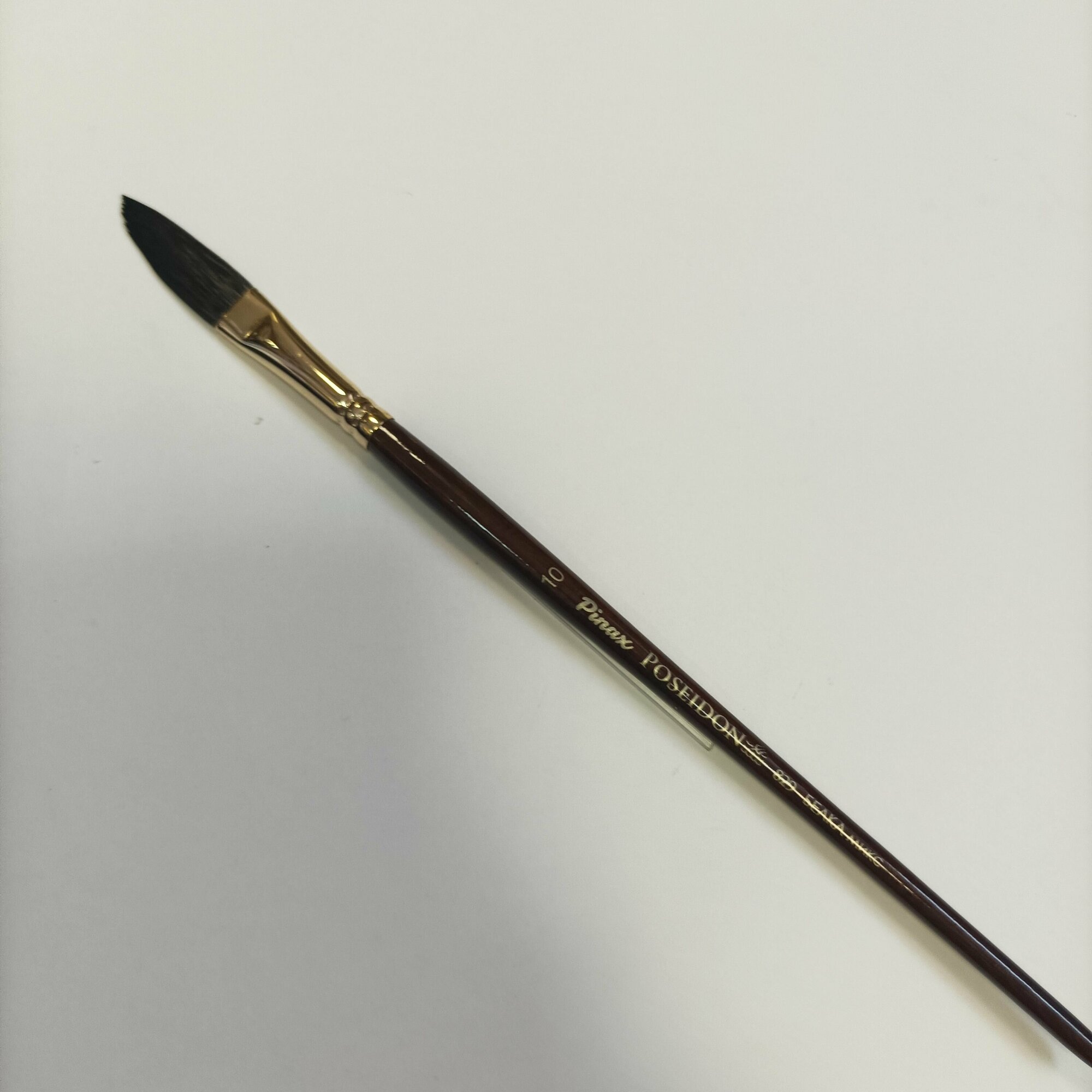 Кисть художественная белка Poseidon Даггер лайнер N 10 короткая ручка Pinax