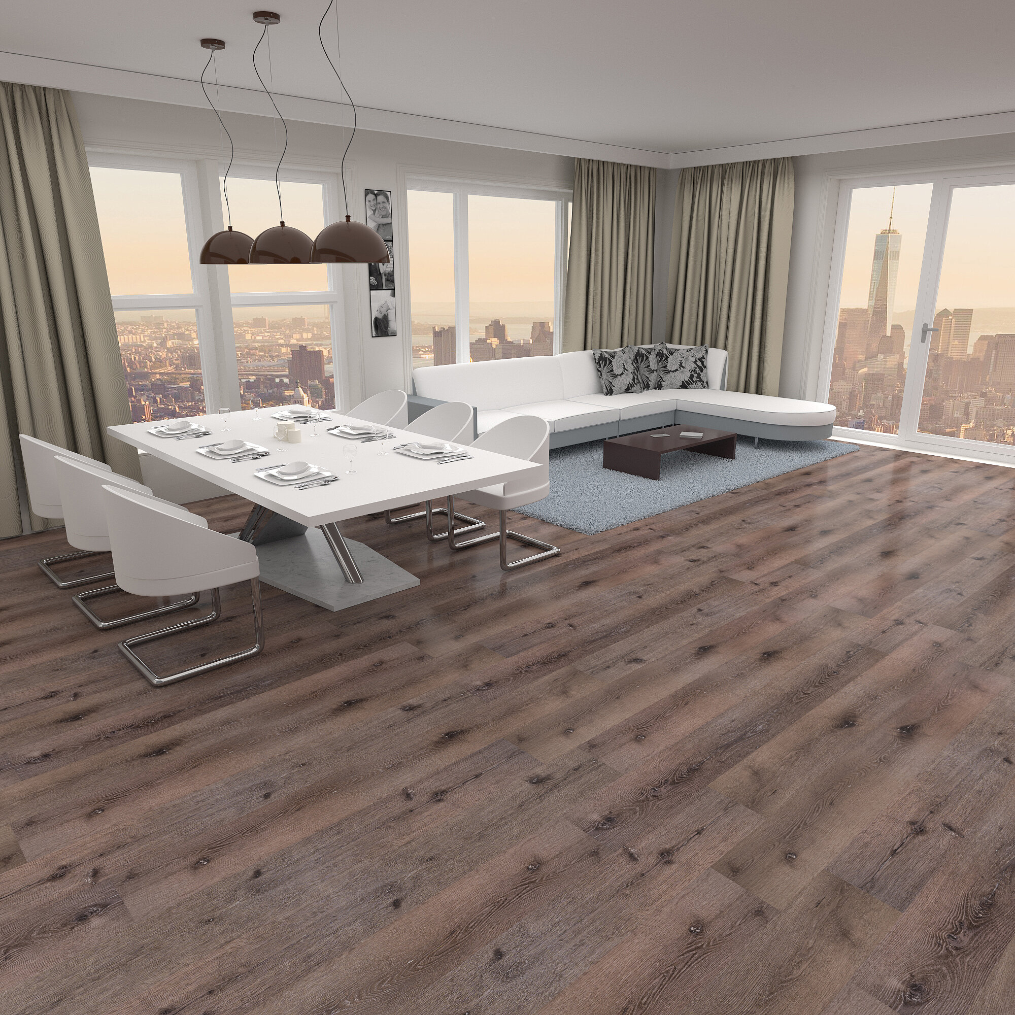 Кварц-виниловый ламинат VKFC 72 Остбург р 43 класс (цена за кв. метр)