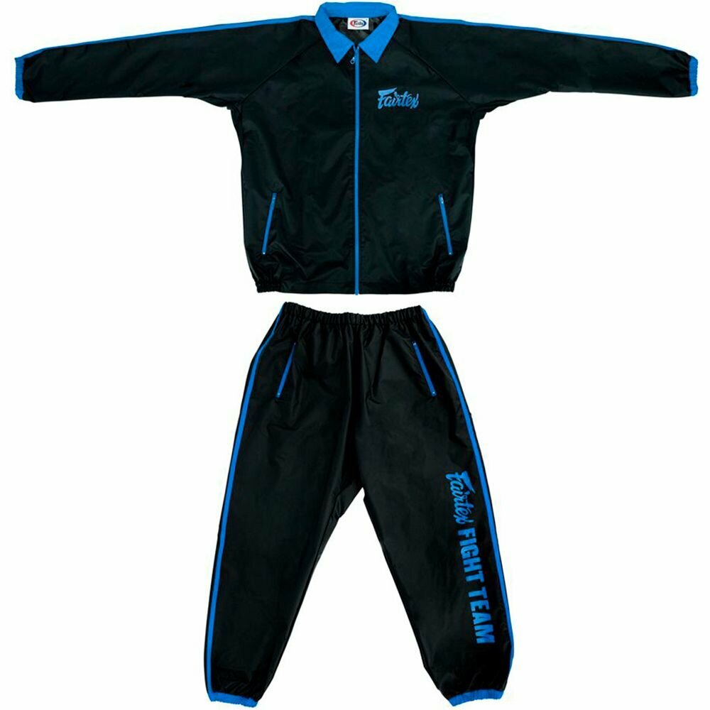 Костюм сауна Fairtex VS4 black blue XL