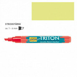 Зелёный бледных художественный акриловый маркер "Solo Goya" Triton" 1-4 мм