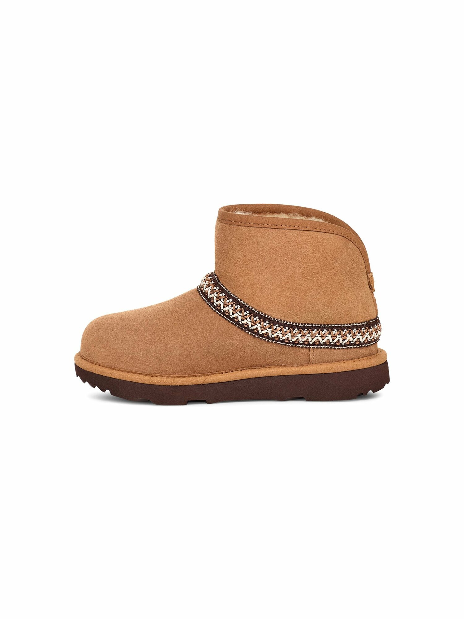 Ботинки UGG Classic Mini Crescent, размер 36 EU, коричневый — фото 1