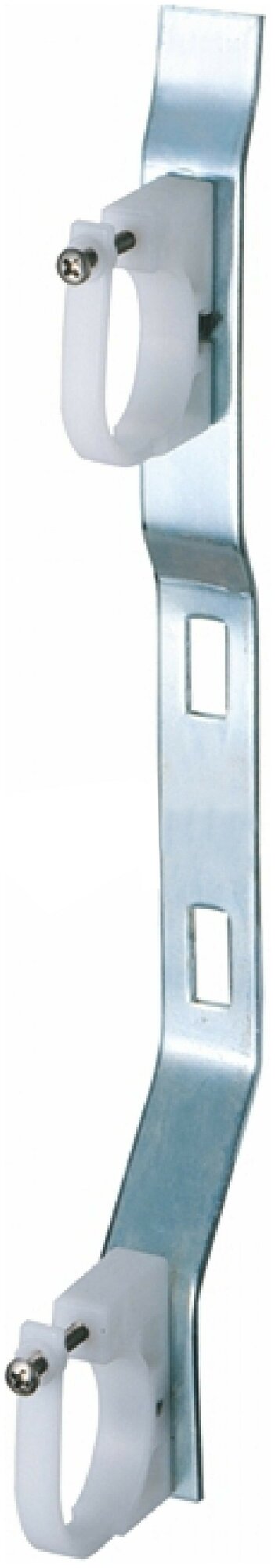 Кронштейны крепления коллектора FAR 1' (2шт), сталь, хромированное покрытие