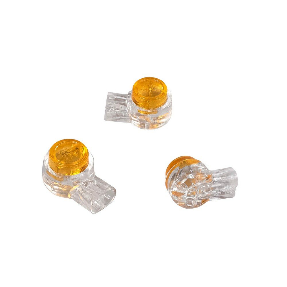 Cabeus Стяжки, крепежные материалы, маркеры KT1-UY зажим соединительный скотч-лок, жила 0,4-0,7мм, 25 шт