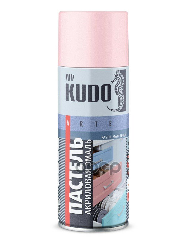 Эмаль универсальная акриловая пастельная розовая новинка! Kudo арт. KUA101