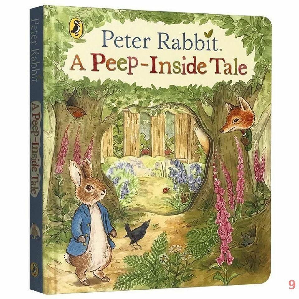 Peep Inside Peter Rabbit A Board book Colouring English Activity Story Book for Kids