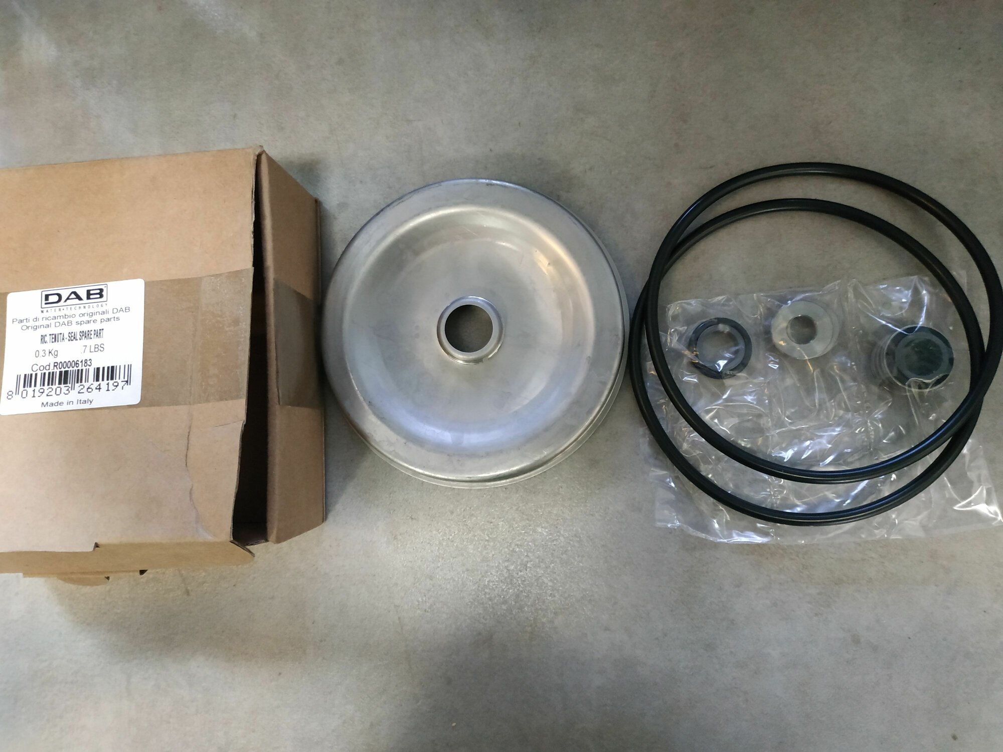 Комплект торцевого уплотнение насосов DAB DAB KVC / KVCX (SHAFT SEAL D.15), R00006183