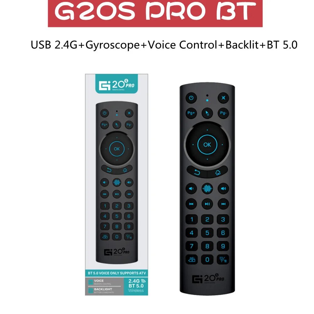 Беспроводной голосовой пульт G20BTS Plus G20S PRO для Android TV BOX G20S PRO BT