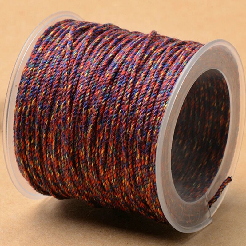 Хлопковый шнур для макраме LXGSMBENTENG Фиолетовый, 5 yards, 15