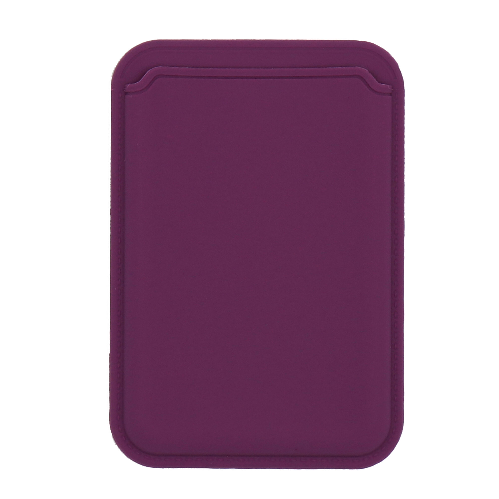 Чехол для карт (MagSafe), без лого, силиконовый, X-CASE, фиолетовый