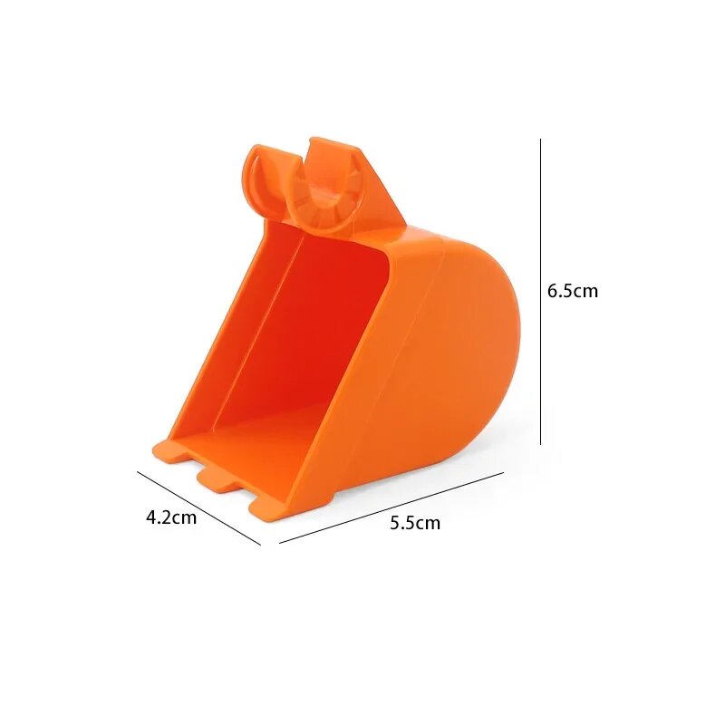 Оранжевая строительная ковш PHILOPT 6.5x5.5x4.2 см